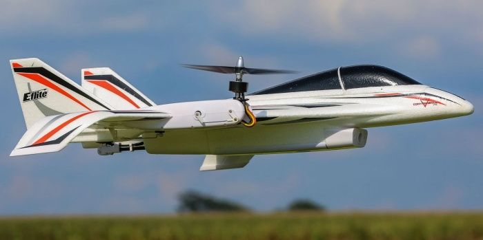 E-flite Convergence VTOL aereo drone a decollo verticale - DronEzine